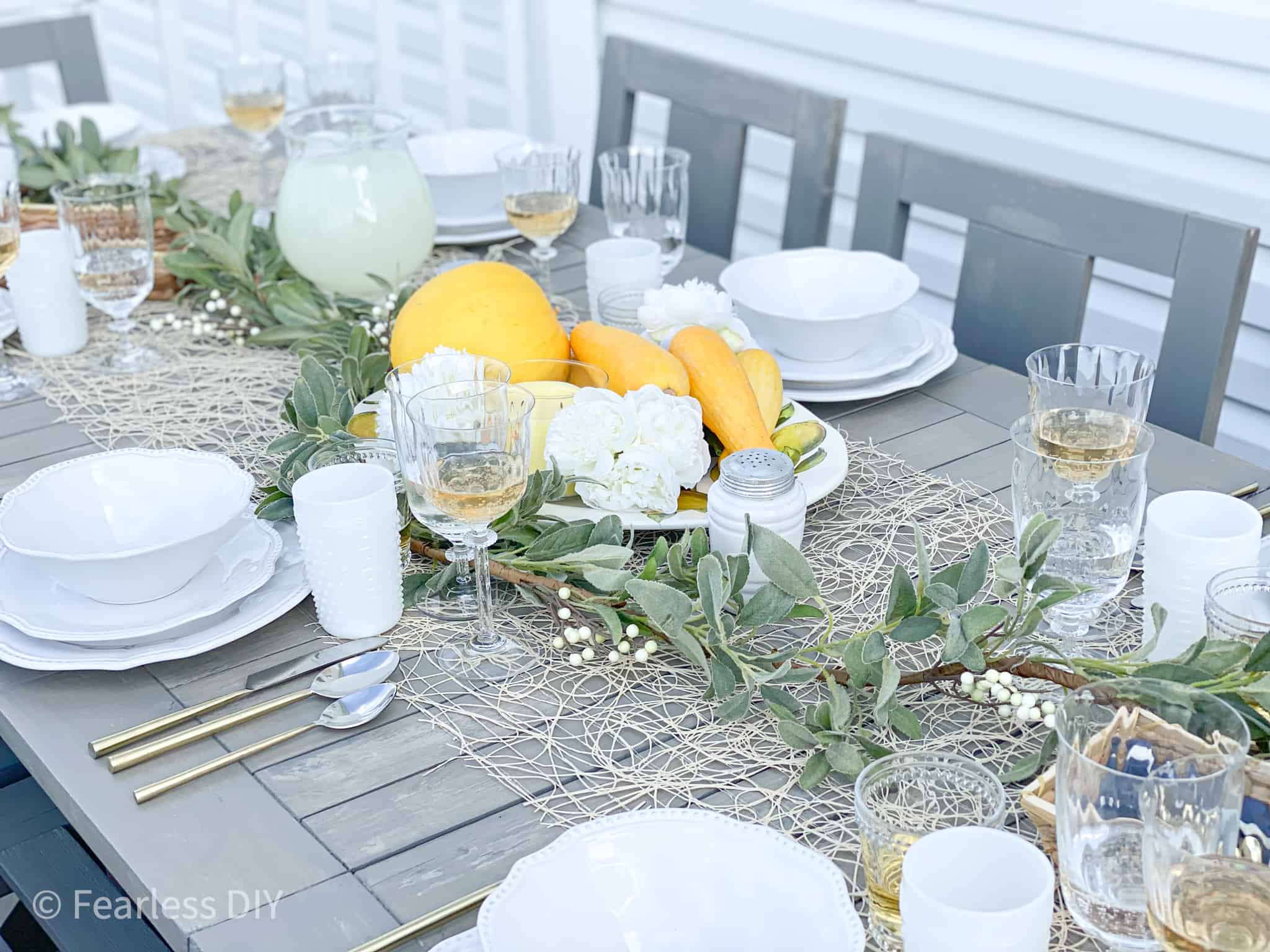 How To Makeover An Outdoor Table - Fearless DIY