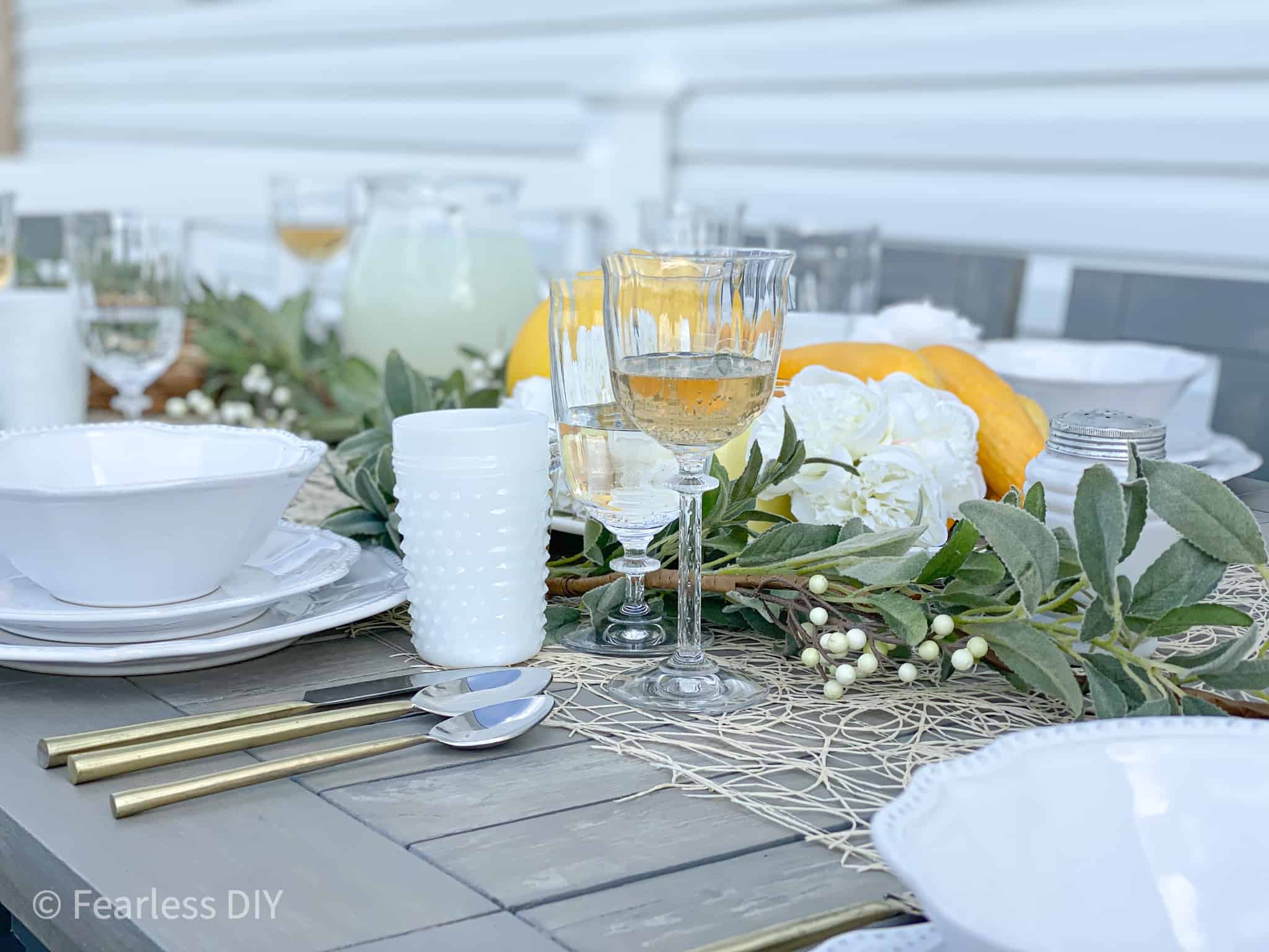 How To Makeover An Outdoor Table - Fearless DIY